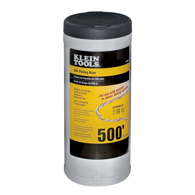 Klein Tools 56108 Poly Pull Line with Orange Tracer, 500-Foot - Walmart.com