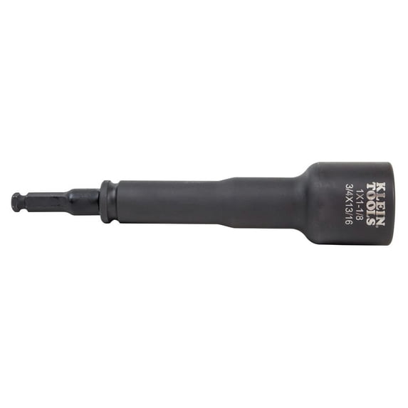 Klein Tools NRHD4 4-in-1 SAE 3/4 in., 13/16 in., 1, 1-1/8 in. Socket ...