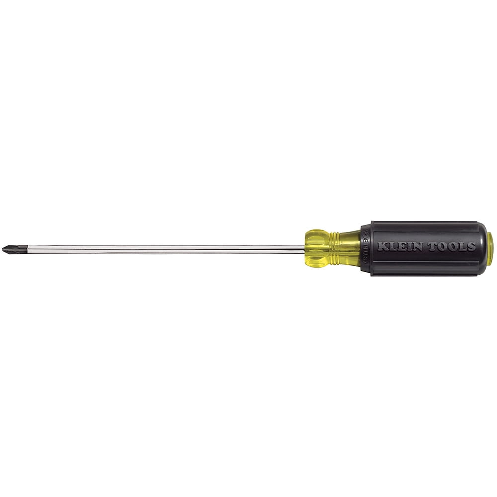 Klein Tools 603-10 #2 Phillips Screwdriver with 10-Inch Round Shank ...