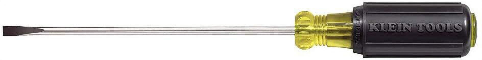 Klein Tools 605-10 1/4-Inch Cabinet 10-Inch Heavy Duty Round Shank Tip ...