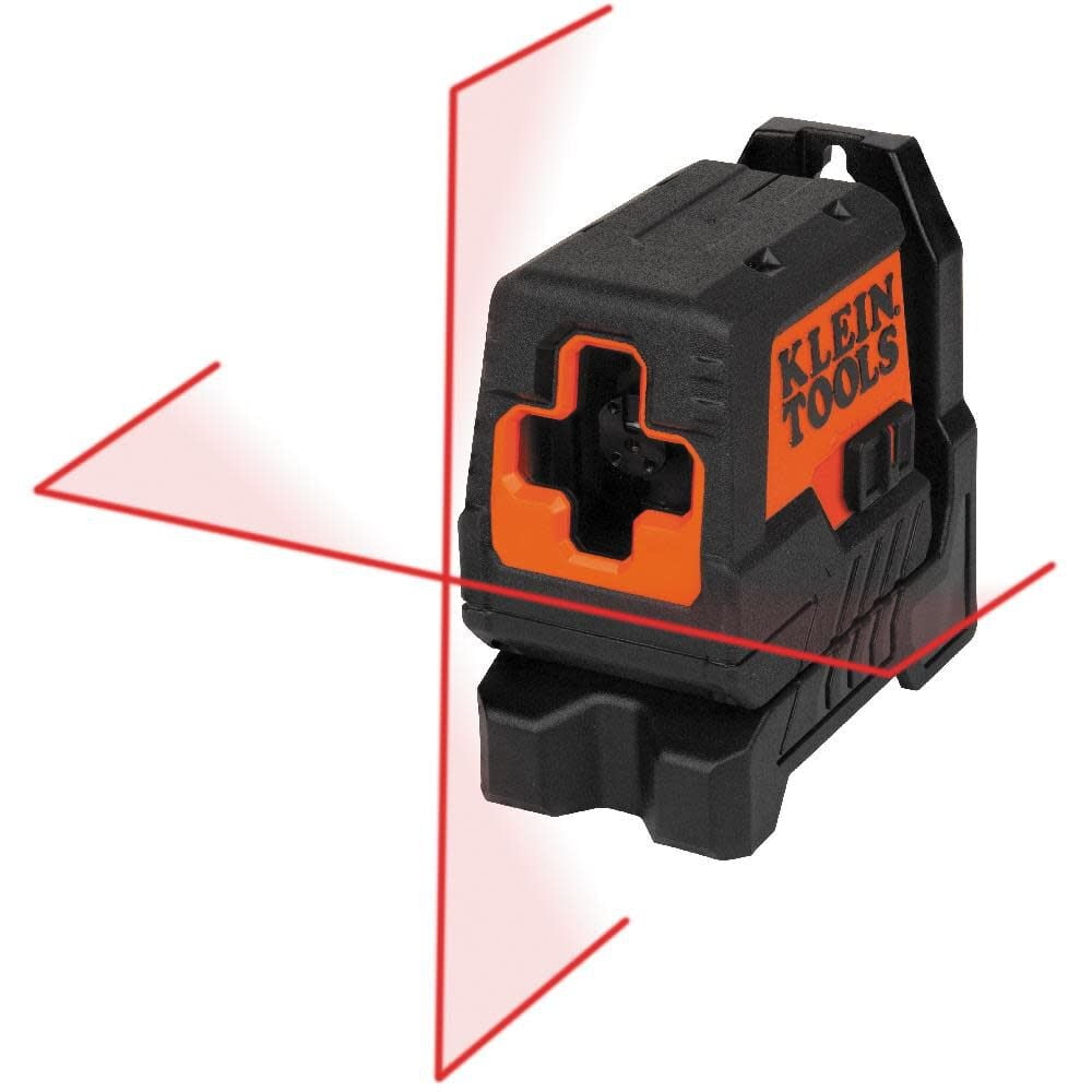 Klein Tools Red Compact Cross-Line Self-Leveling Laser Level, 35-Foot ...