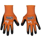 Klein Tools A1 Cut Knit Dipped Gloves, Large, 2Pk, Microfoam Grip ...
