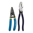 Klein Tools D2139NE11055 Pliers Set with Lineman's Side Cutting Pliers ...
