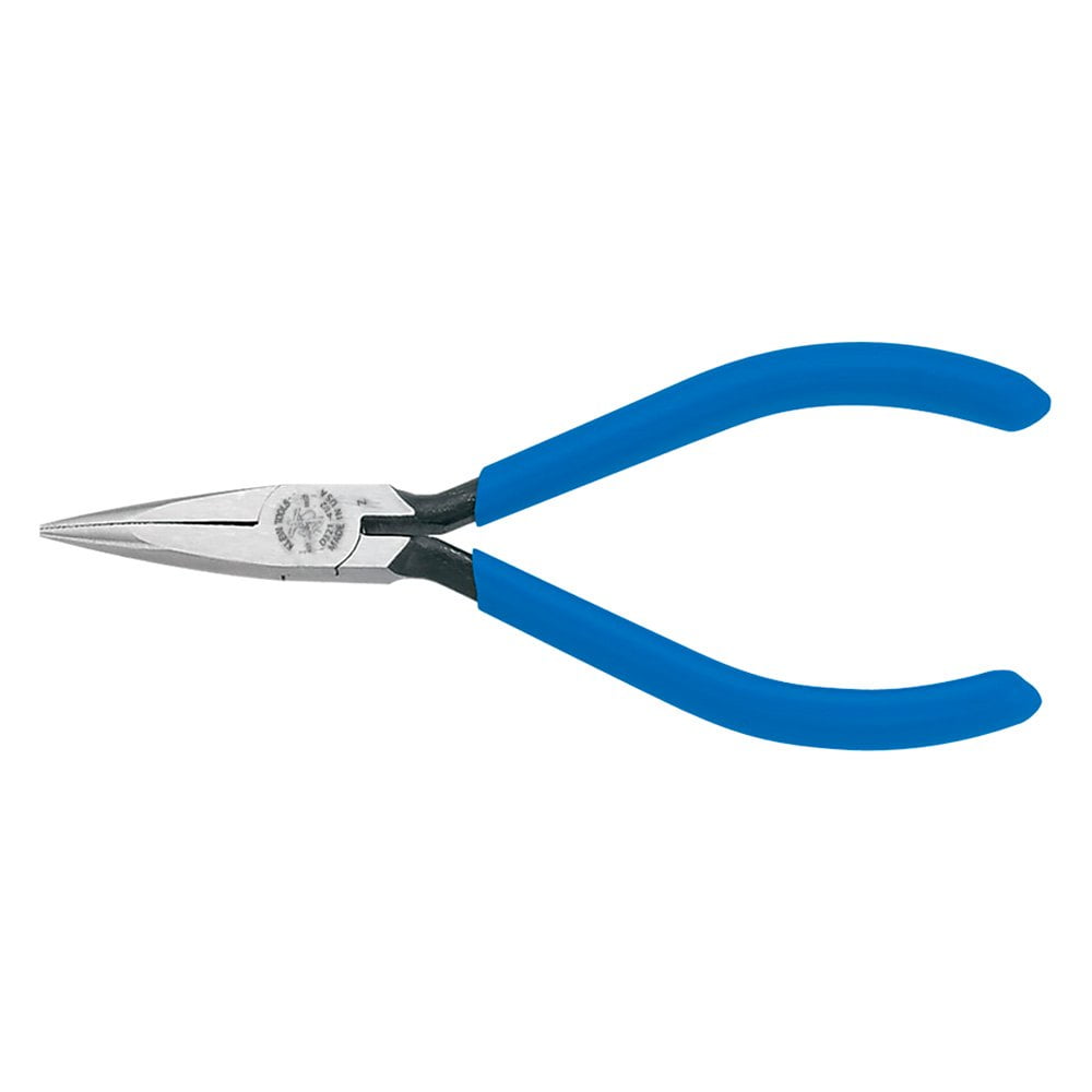 Klein Tools Long-Nose Pliers Midget Slim-Nose 4-3/4" coil spring ...