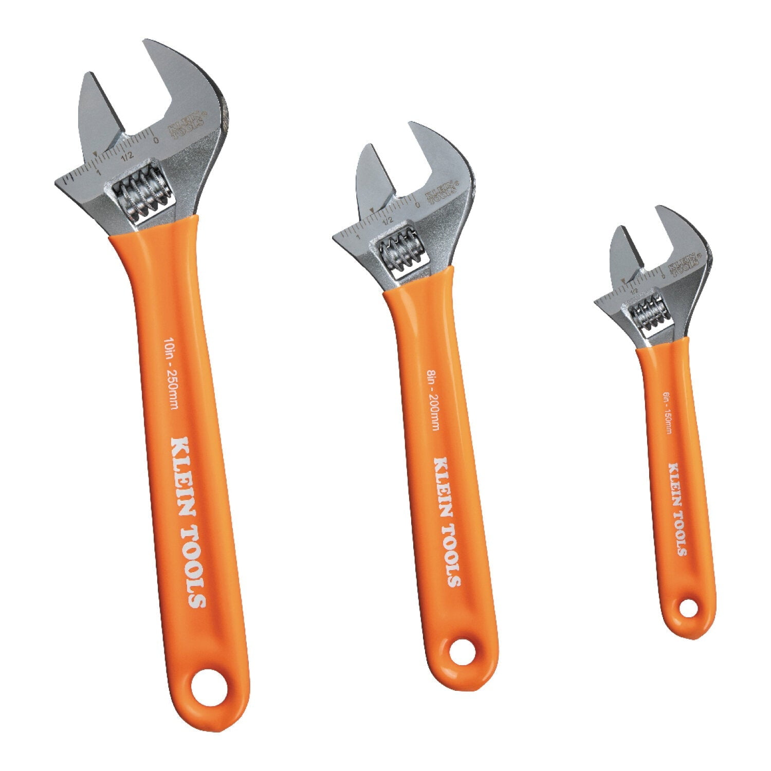 Klein Tools Extra-Capacity Adjustable Wrench Set 3Pc - Walmart.com