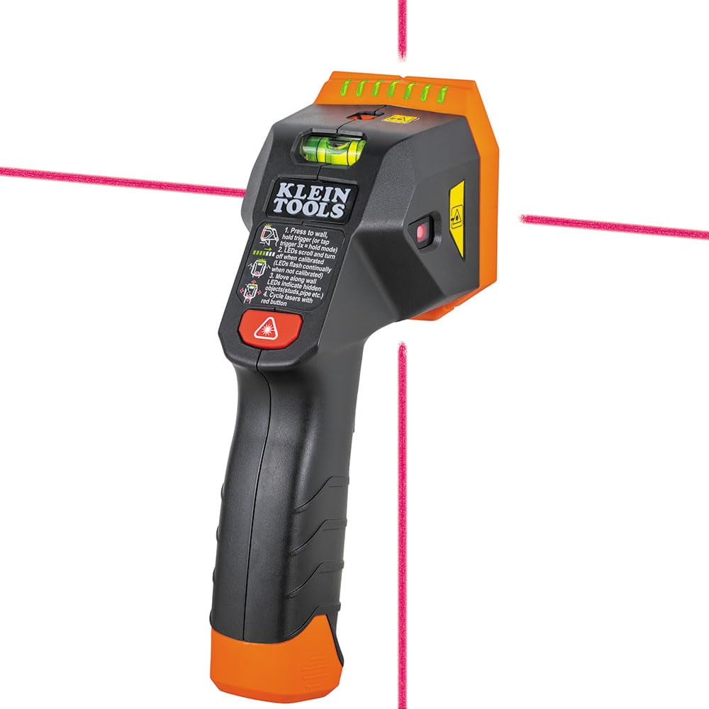 Klein Tools ESF150LL Electronic Stud Finder with Cross-Line Lasers ...
