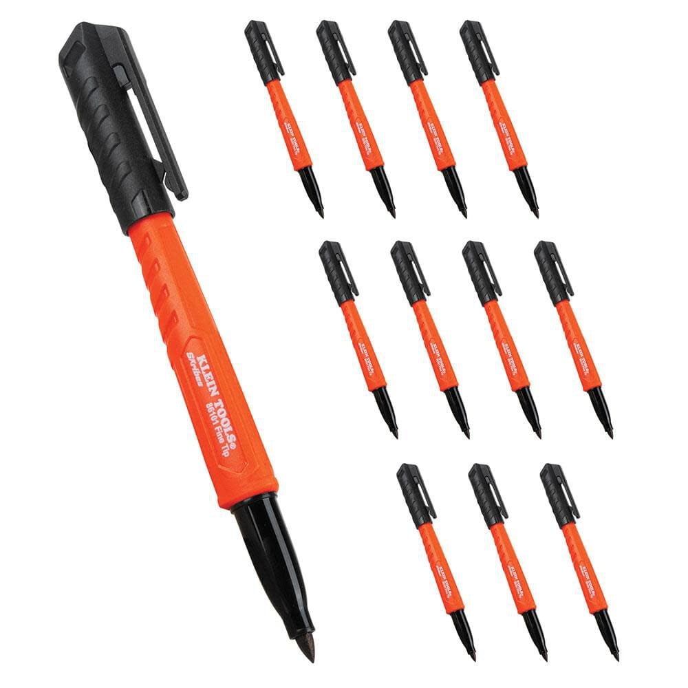 Klein Tools Fine Tip Permanent Markers, 12 Pk - Walmart.com