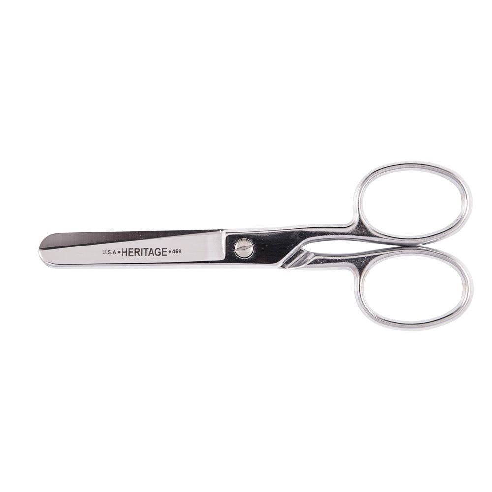 Klein Tools G46HC 6 in. Safety Scissors with Large Ring - Walmart.com