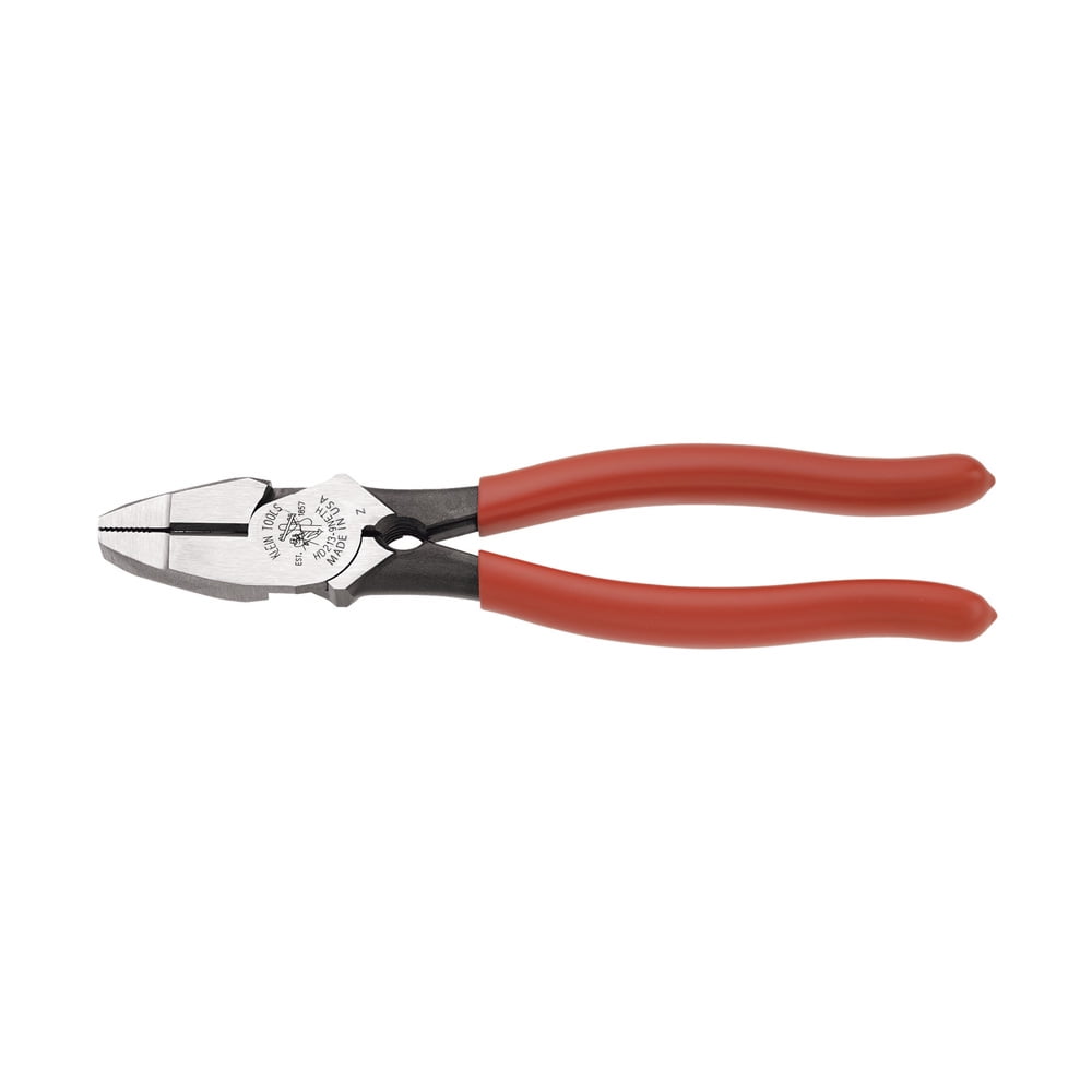 Klein Tools HD213-9NETH Side-Cutting Pliers for Bolt Thread Holding, 9 ...