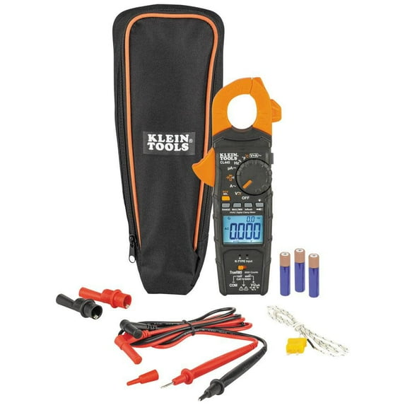 Klein Tools, HVAC Clamp Meter, CL445, Digital TRMS with Worklight ...