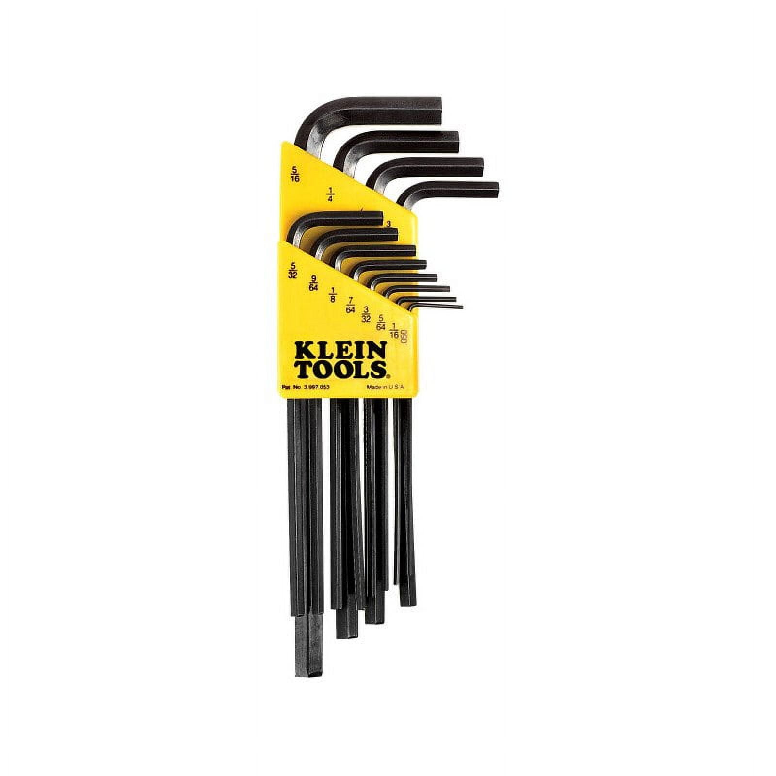 Klein Tools LMK10 - 9-Piece L-Style Hex-Key Caddy Set-Metric - Walmart.com