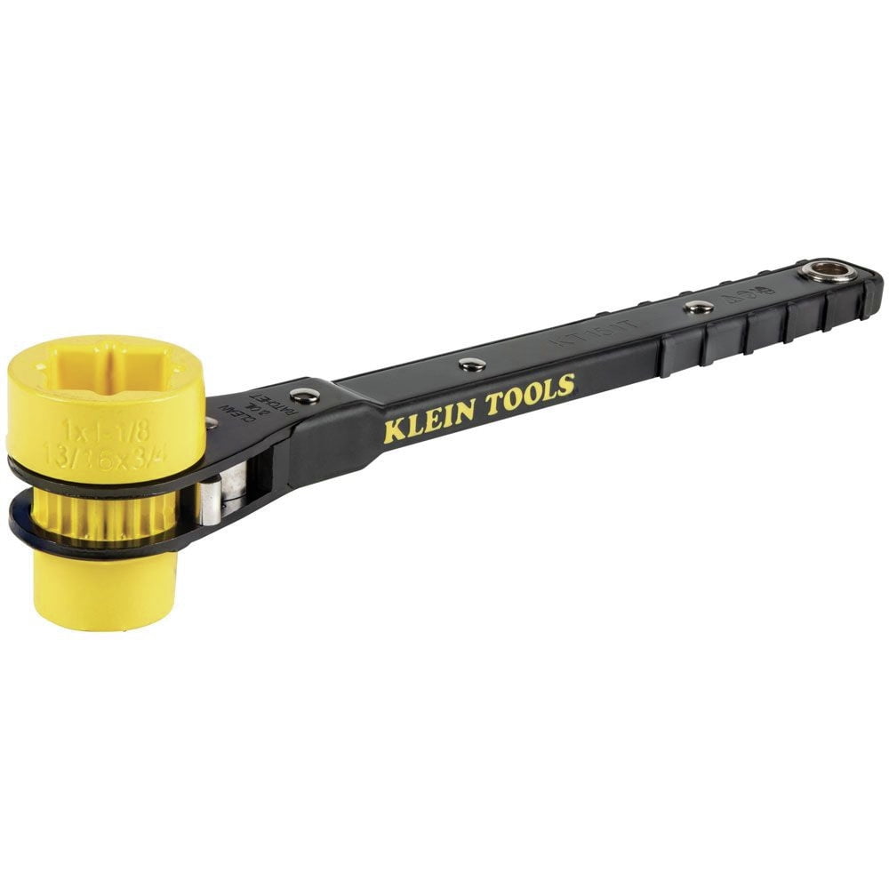 Klein Tools Lineman's Ratcheting Wrench - 4-in-1 Hand Socket Tool ...