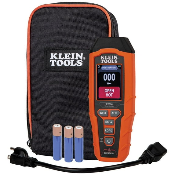 Klein Tools, Circuit Analyzer, RT390, Large Color LCD - Walmart.com
