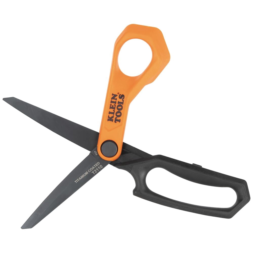 Klein Tools T2110 Titanium-Coated Professional Scissors, Stainless ...