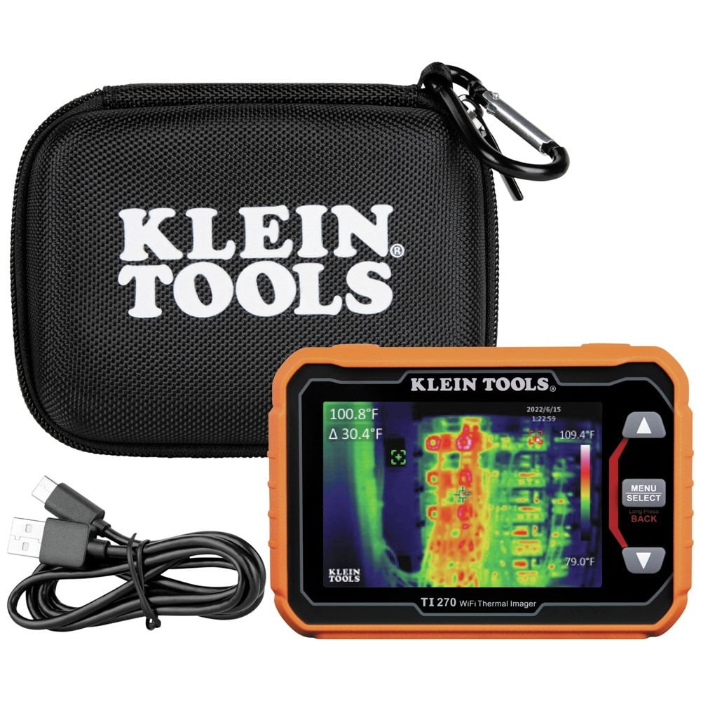 Klein Tools TI270 Rechargeable 10000 Pixels Thermal Imaging Camera with ...