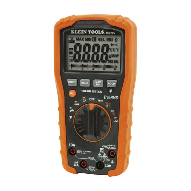 Klein Tools True RMS Auto-Ranging LCD Multimeter 1 pk - Walmart.com