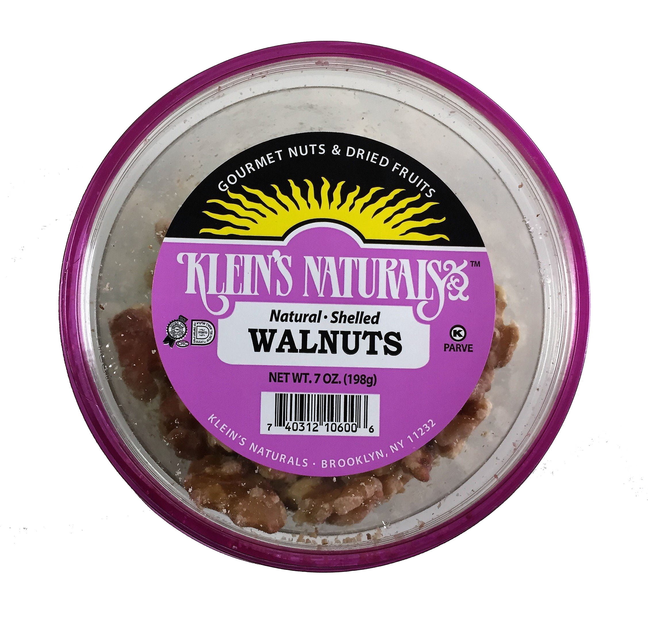 Klein's Naturals Walnuts, Natural Raw Shelled, 7-Ounce - Walmart.com