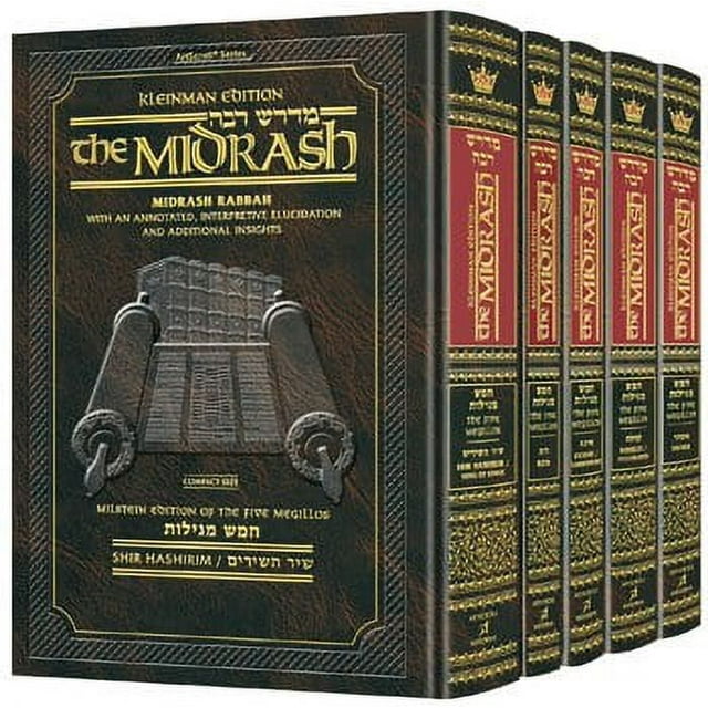 Kleinman Edition Midrash Rabbah Compact Size: Complete 5 volume set of ...