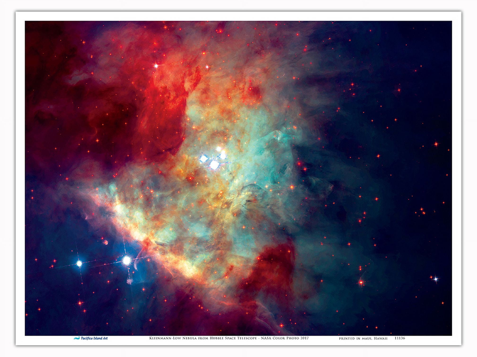 Kleinmann-Low Nebula from Hubble Space Telescope - NASA Color Photo c ...