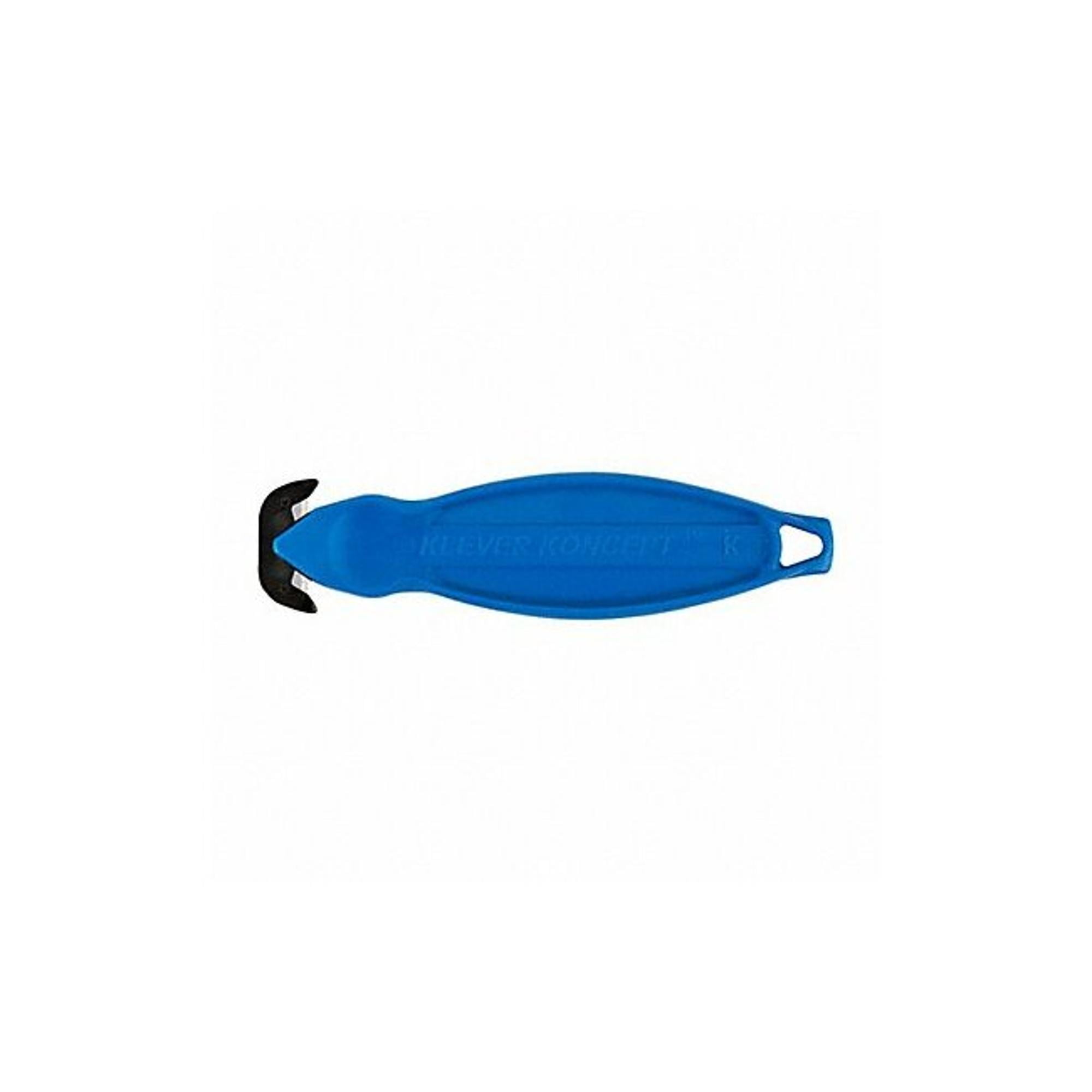 Klever Safety Cutter,Disp,5-3/4 in.,Blue,PK10 KCJ-2B - Walmart.com