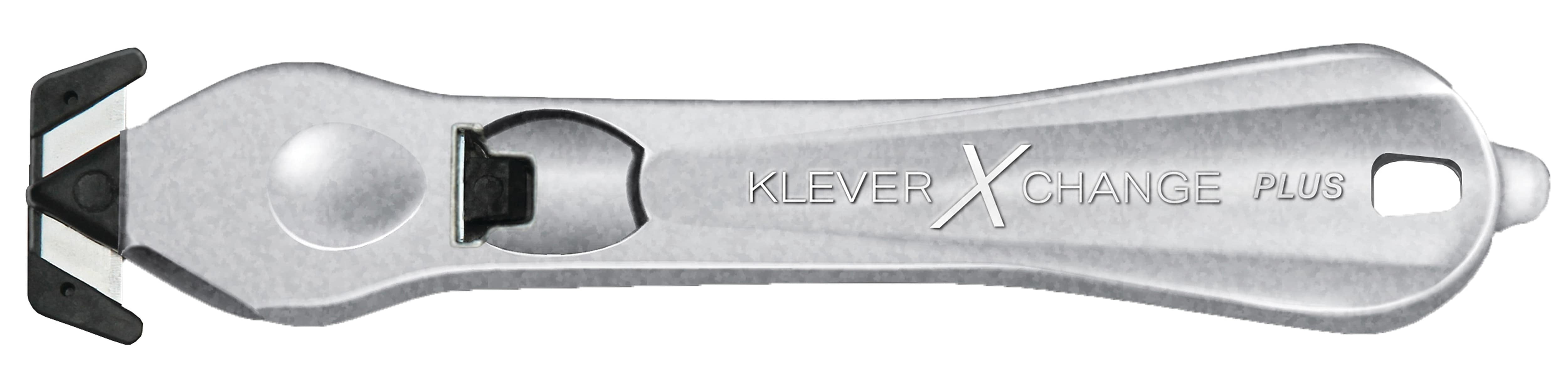 Klever X-Change PLUS 2-sided 6-1/2" Safety Cutter Metallic PLS-300XC-20 ...