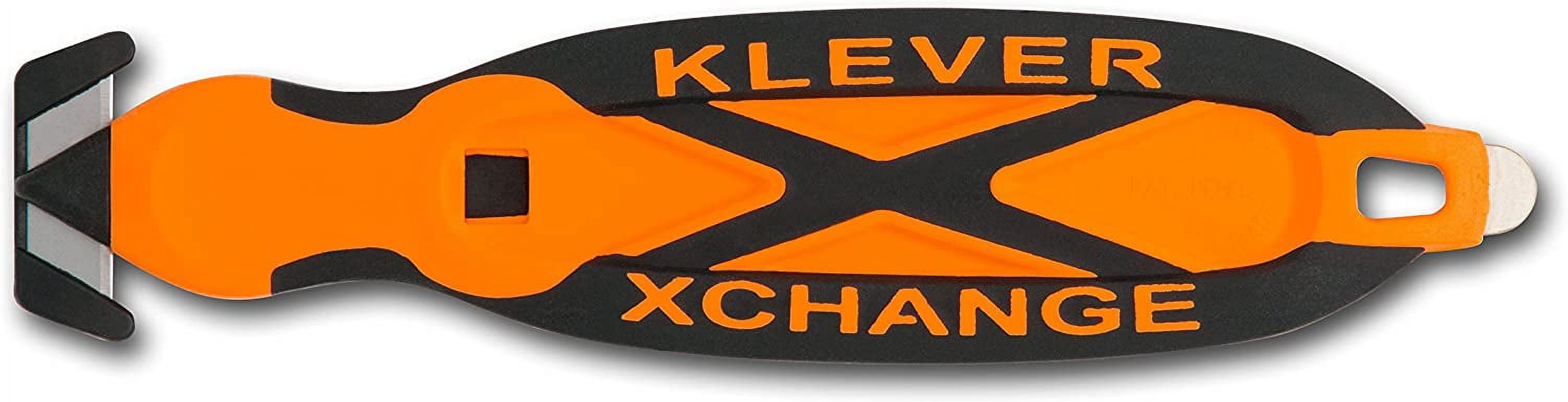Klever XChange, Safety Box Cutter Knife, Orange - Walmart.com