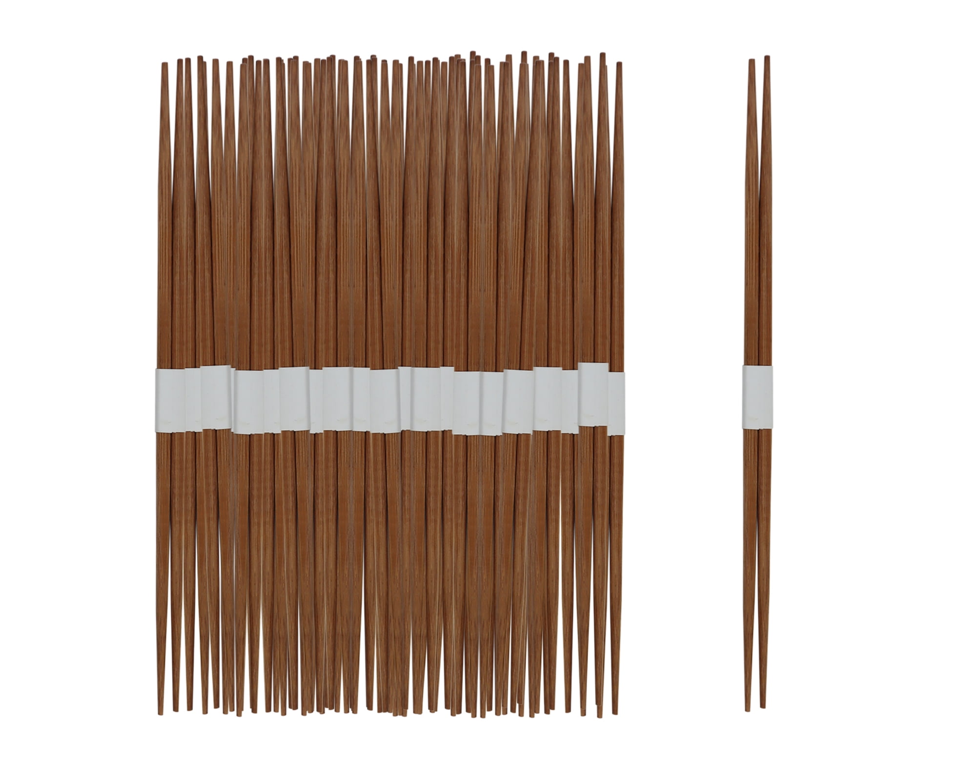 Klex Carbonized Bamboo Chopsticks, 9.5 Inch Double Pointed Japanese ...
