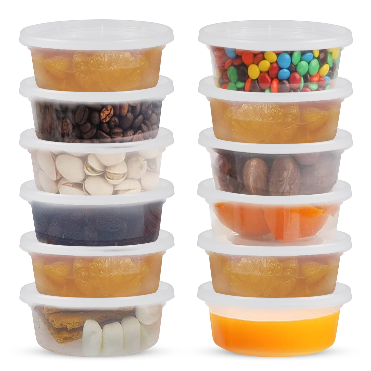 Klex Deli Soup Containers with Airtight Lids, BPA Free, 8 oz ...