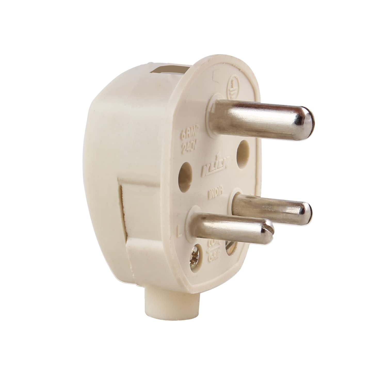 Klick Heavy Brass 3 Pin Top Electric Plug Heat Resistive For Homes ...