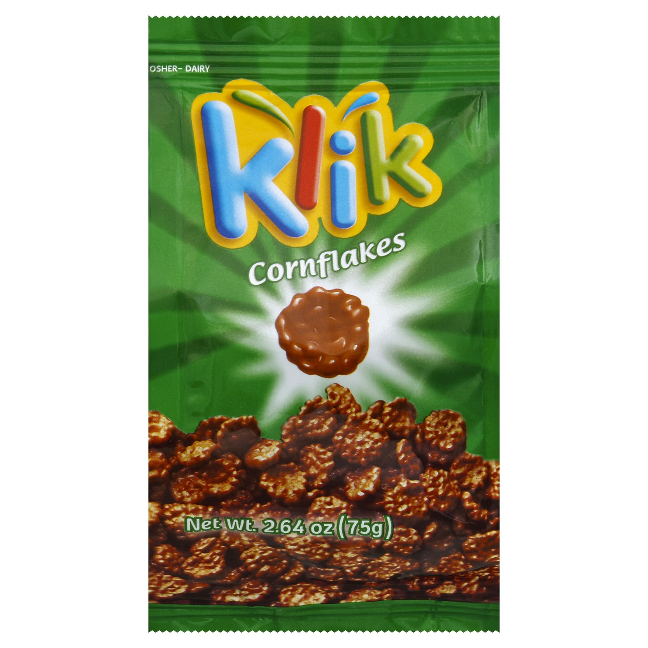 Klik Chocolate Curved Corn Flake (16 Pack) 2.64 oz - Walmart.com