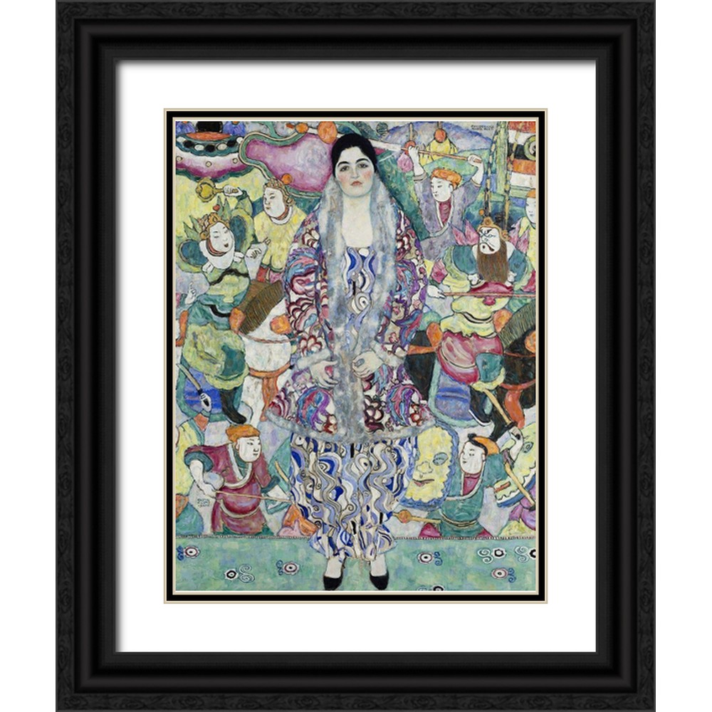 Klimt, Gustav 15x18 Black Ornate Wood Framed with Double Matting Museum ...