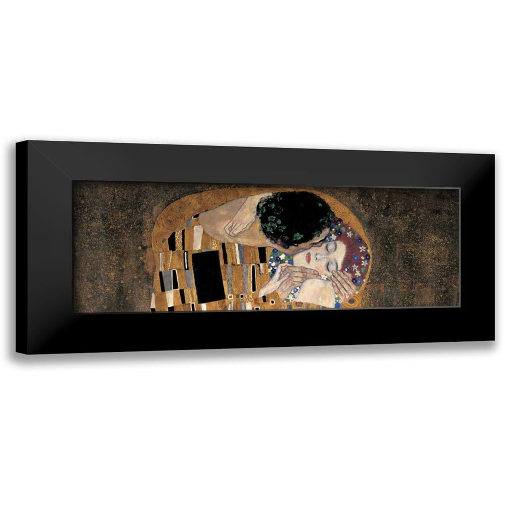 Klimt, Gustav 24x11 Black Modern Framed Museum Art Print Titled - Il ...