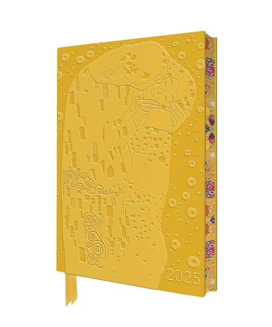 Klimt: The Kiss 2025 Artisan Art Vegan Leather Diary Planner - Page to ...