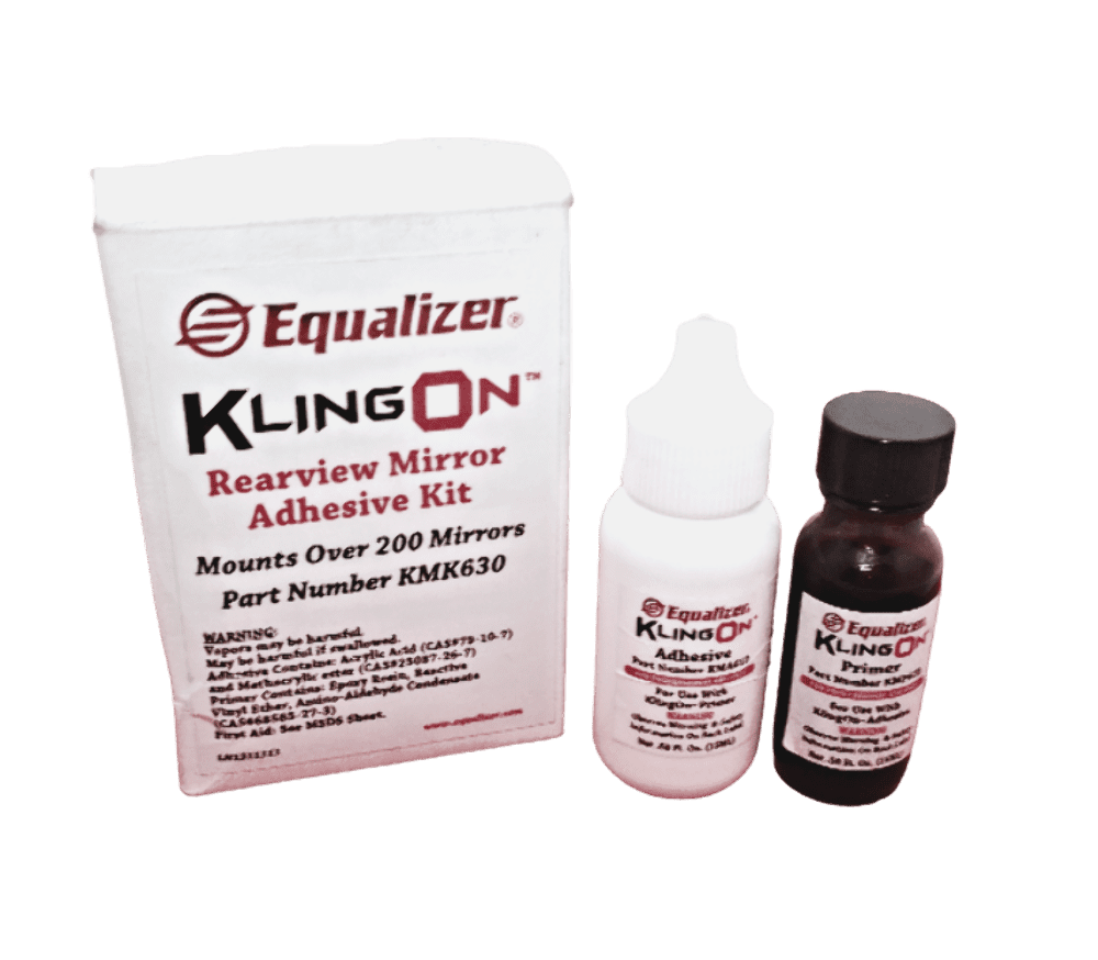 KlingON Rear View Mirror Button Adhesive Kit for Painted Surfaces on ...