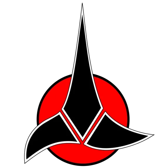Klingon Sticker Logo Star Trek Phone Decal Water Bottle Stickers Car ...