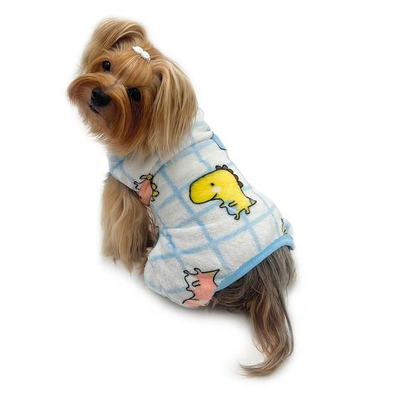 Klippo KBD102XL Ultra Plush Colorful Dinosaurs Front Sleeveless Pajamas ...