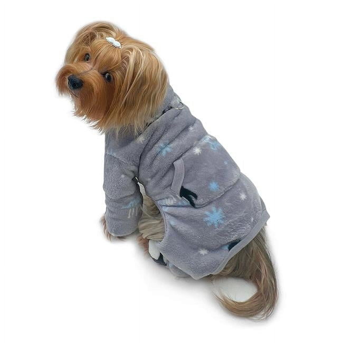 Klippo KBD103L Ultra Thick Plush Penguins Turtleneck Pajamas, Gray ...
