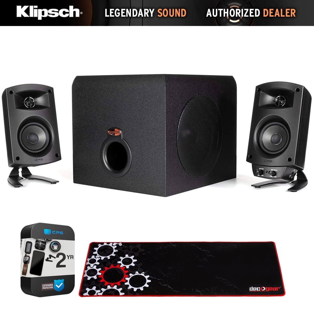 Klipsch 1011400 ProMedia 2.1 THX Certified Speaker System with 2 ...
