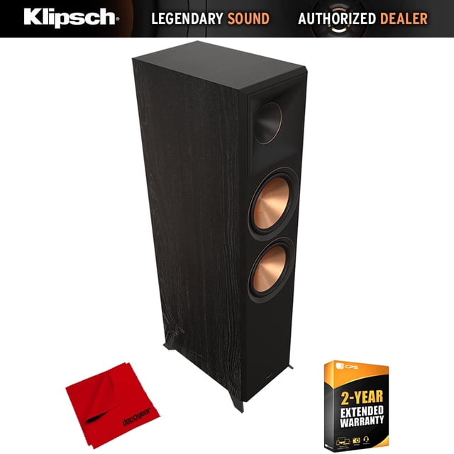 Klipsch 1070013 RP-8000F II - High-Resolution Floorstanding Speaker with Enhanced Bass - Ebony ...