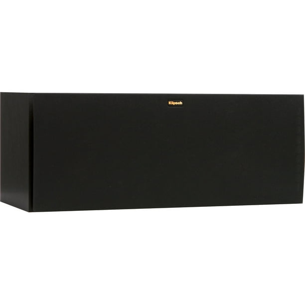 Klipsch R-25C Speaker, 100 W RMS, Brushed Black Veneer - Walmart.com