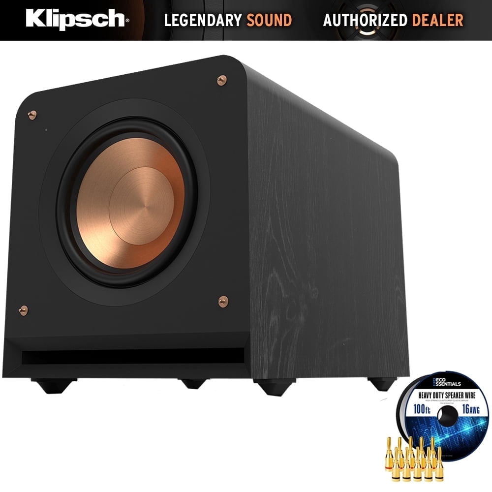 Klipsch RP-1000SW: High-Excursion 10" Subwoofer for Superior Bass ...