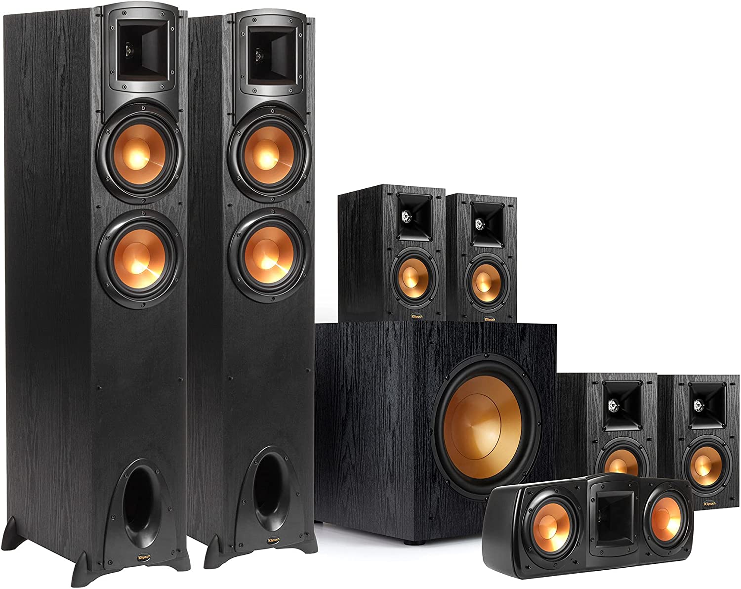 Monoprice HT-35 Premium 5.1-Channel Home Theater System - Espresso ...