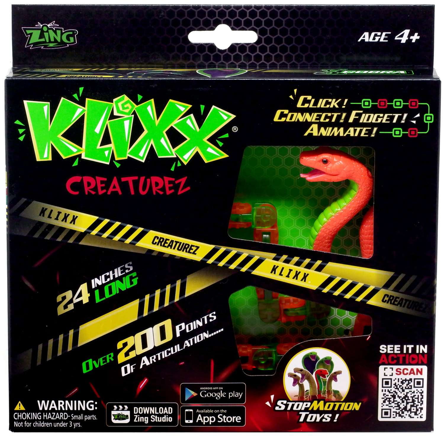 Klixx Creaturez Python Figure - Walmart.com