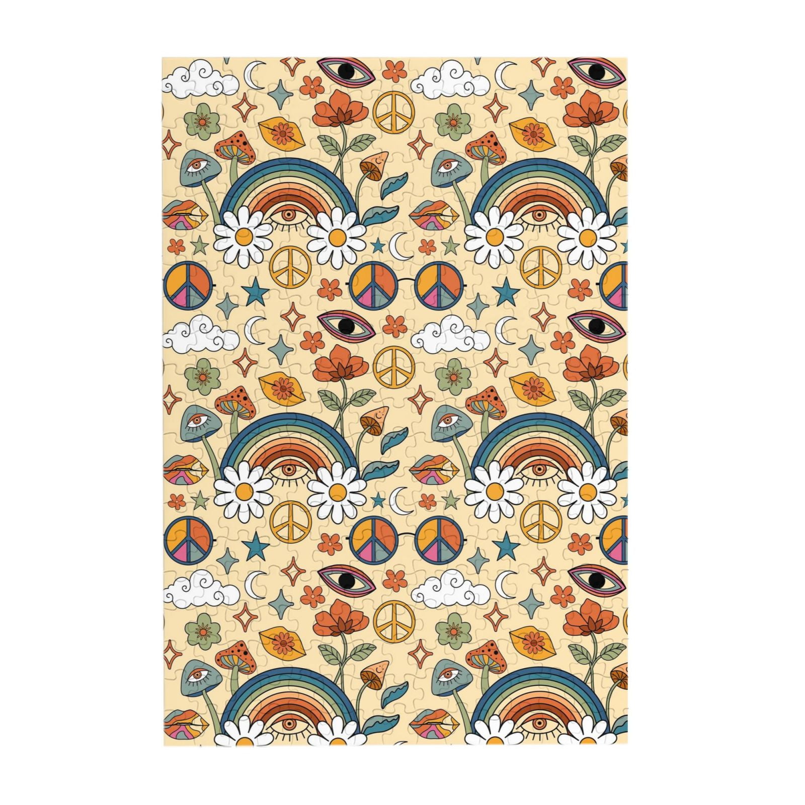 Kll 70s Hippie Style - 300 Piece Jigsaw Puzzle For Adult And Teenagers ...