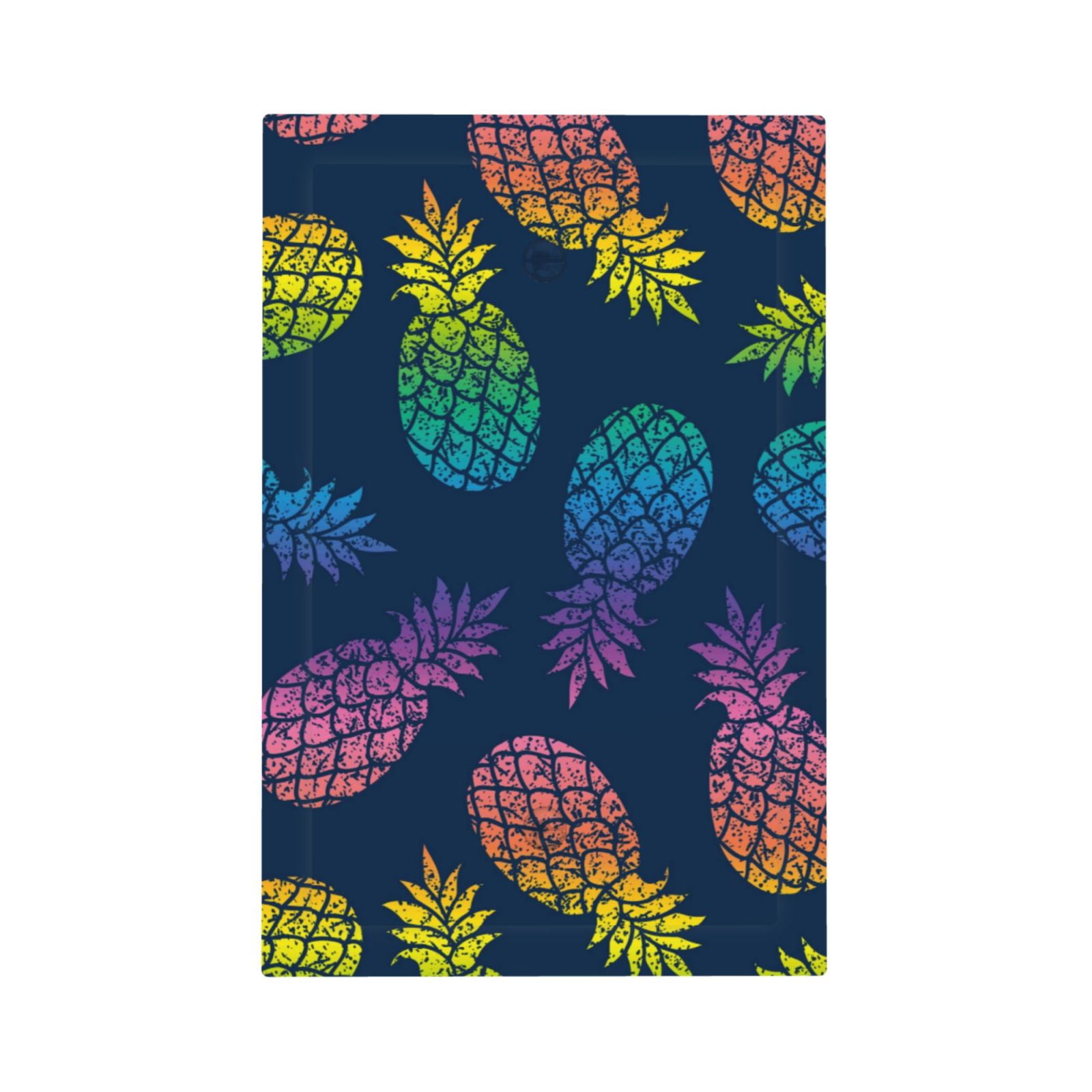 Kll Abstract Bright Pineapple Fruit Retro Wall Plate,Gloss Finish ...