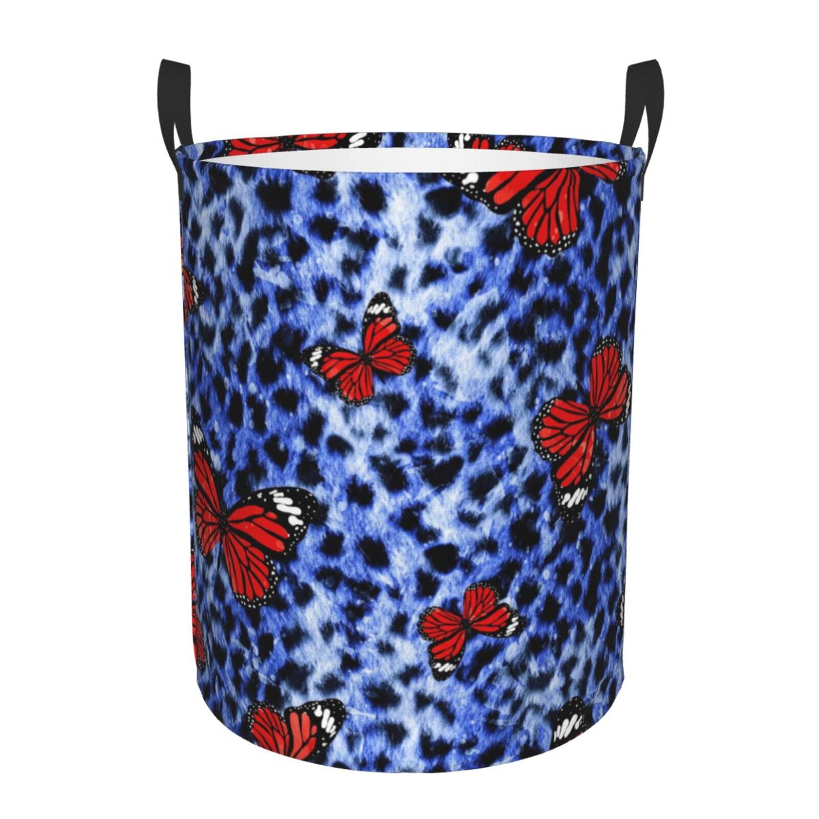 Kll Abstract Colorful Butterflies Waterproof Foldable Laundry Hamper ...