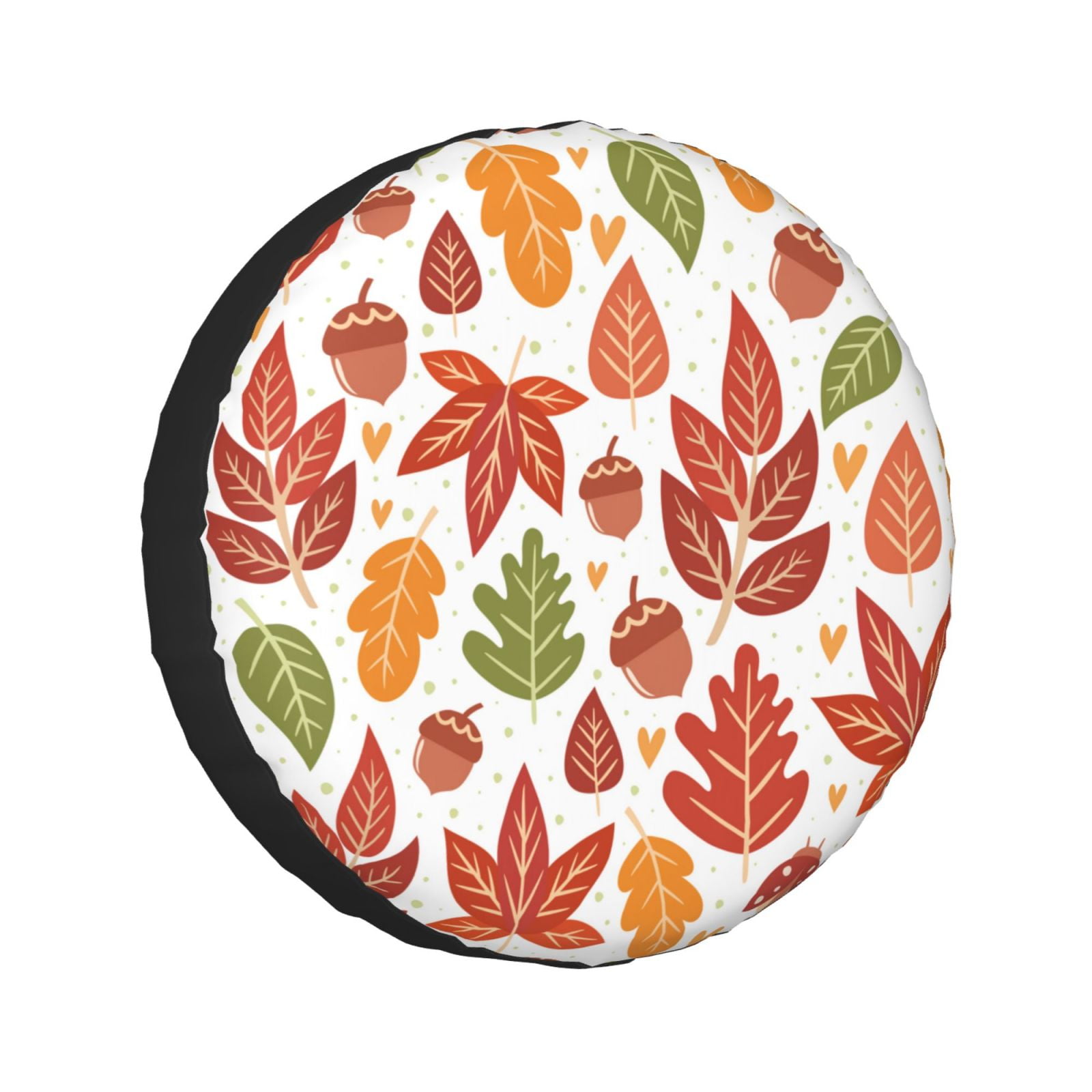 Kll Acorns And Autumn Leaves Tire Cover,Universal Wheel Tire Cover For ...