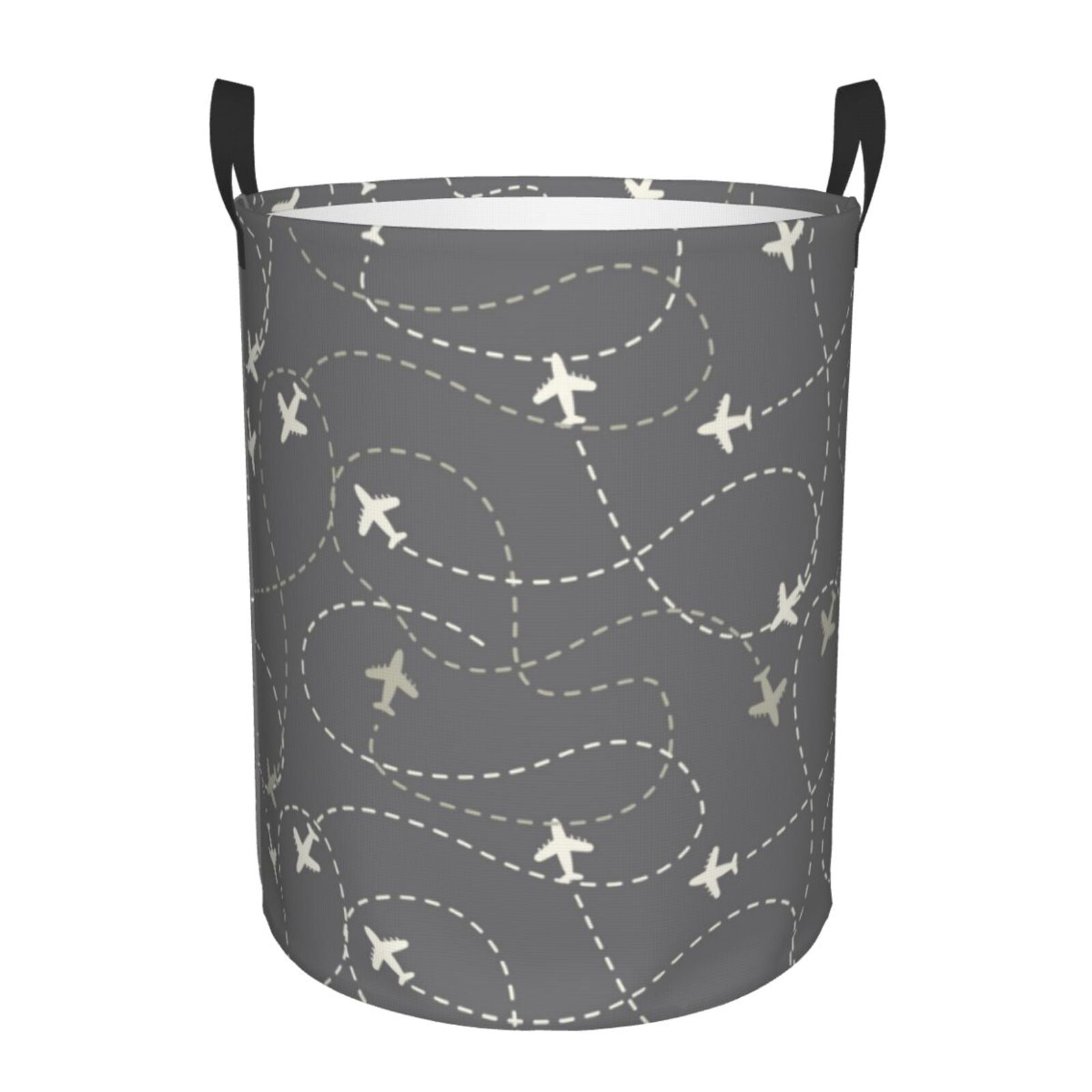 Kll Airplane Routes Around The World Waterproof Foldable Laundry Hamper ...