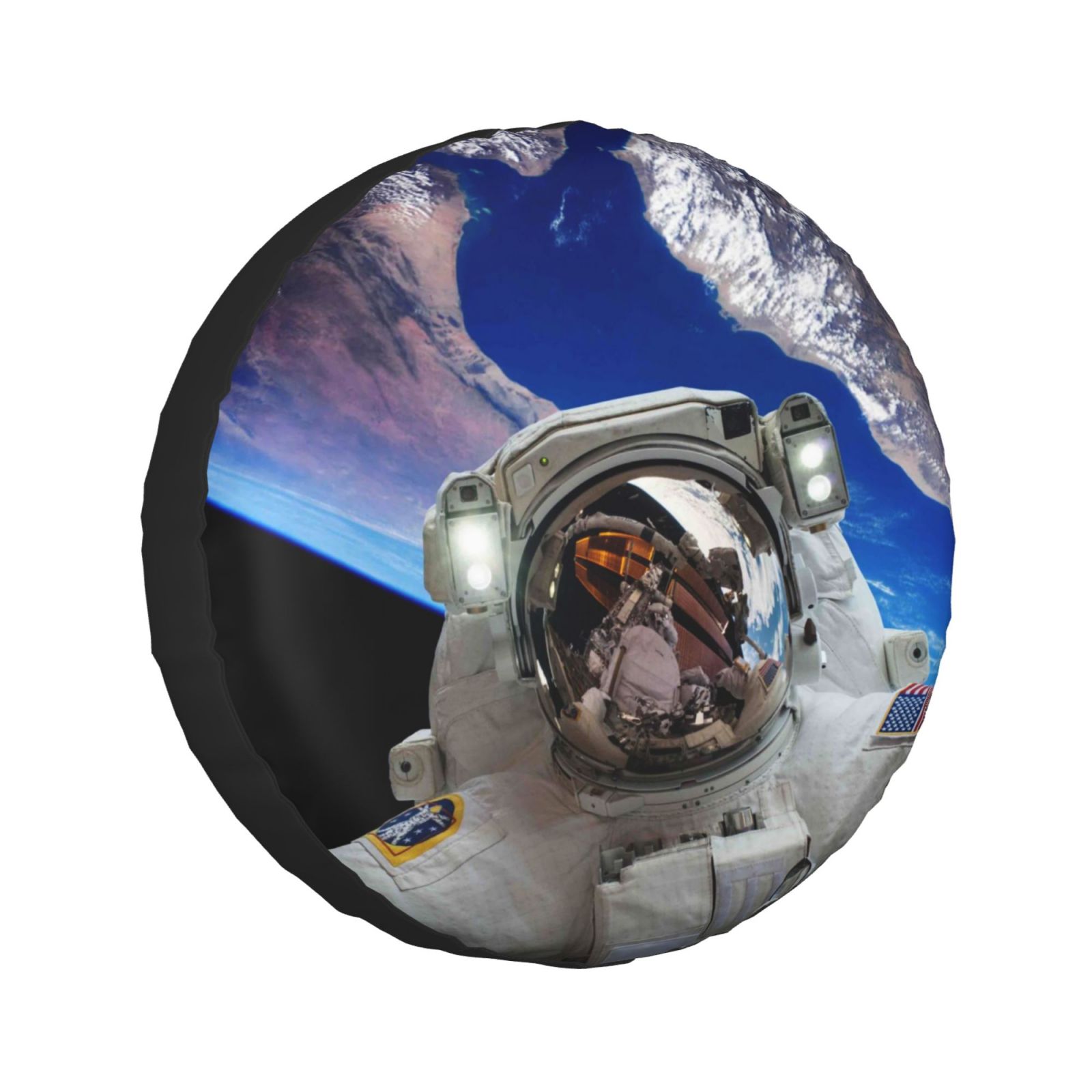 Kll Astronaut In Outer Space Tire Cover,Universal Wheel Tire Cover For ...