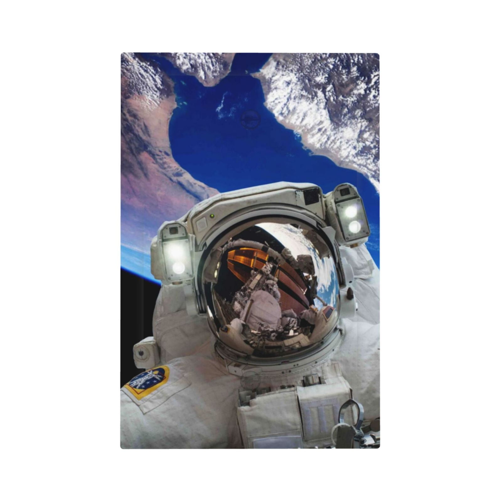 Kll Astronaut In Outer Space Wall Plate,Gloss Finish,Standard Size 1 ...